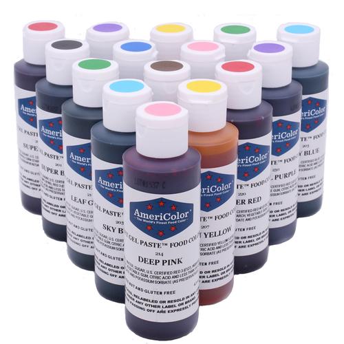 Jual AMERICOLOR Food Color Soft Gel Paste softgel coloring pewarna kue ...