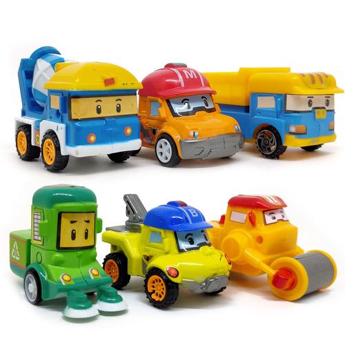 Jual mainan robocar poli set kendaraan animasi kartun poli set robocar ...