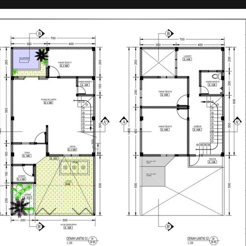 Jual denah autocad - Kota Surakarta - Gambar Rumah Online Solo | Tokopedia