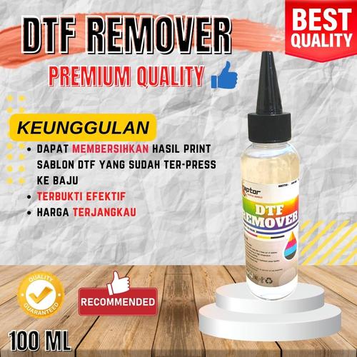 Jual PEMBERSIH SABLON DTF REMOVER 100 ML - Jakarta Utara - Raptor Digital Supplies | Tokopedia