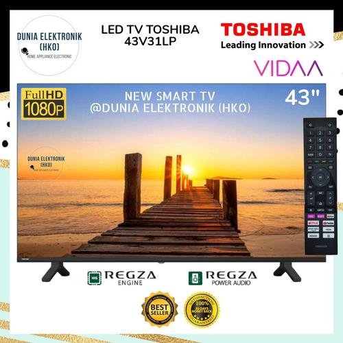 Promo TOSHIBA 43V31LP Smart TV 43 Inch Toshiba 43v31lp Smart Vidaa HDR ...