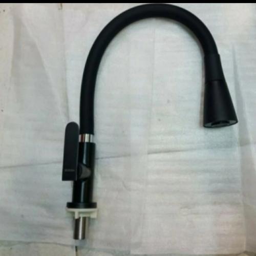 Jual KERAN FLEKSIBEL DINGIN SAJA HITAM/KRAN CUCI PIRING HITAM/KRAN SINK ...