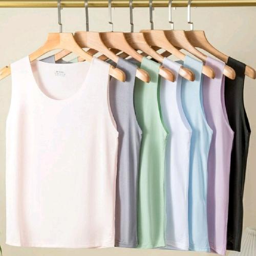 Jual KAOS DALAM TANK TOP WANITA ICE SILK ADEM BAJU WOMEN - grey, XL ...