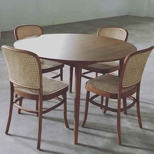 Jual set kursi makan rotan minimalis kursi makan retro rotan minimalis ...
