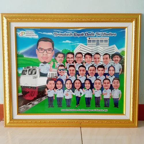 Jual KARIKATUR CUSTOM BINGKAI FRAME - Kab. Semarang - KARIKATUR DIGITAL ...