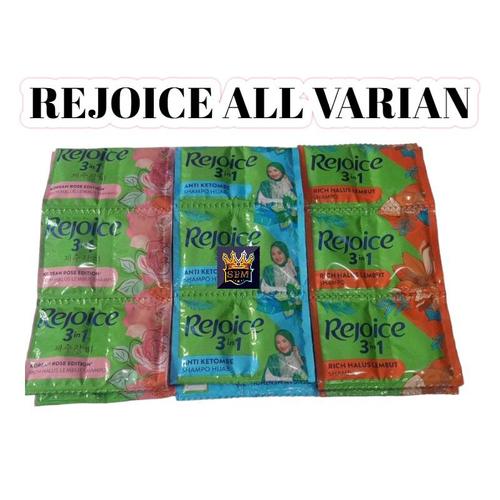 Jual SBM ~ P&G Rejoice Shampo HIJAB Shampoo RENCENG | 24 SACHETx x 4 ...