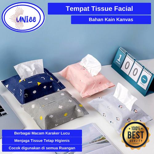 Jual Tempat Tisu Kain Kotak Tissu Motif Lucu Sarung Box Cover Wadah ...