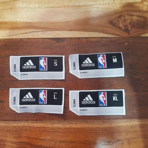 Jual Adidas NBA Authentic Label Tag/ Size Tag/Jock Tag Ukuran Jersey ...