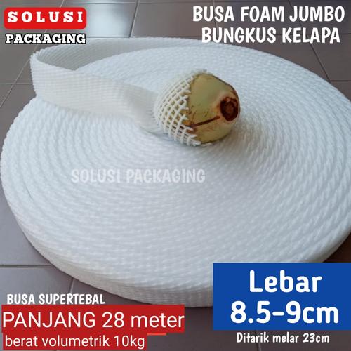 Jual BUSA BUAH JUMBO 9cm 28meter | FOAM NET BUNGKUS KELAPA MELON PEPAYA ...