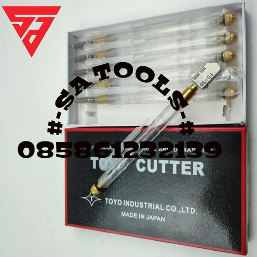 Jual Toyo cutter tc 30 alat potong kaca manual original Made in japan ...