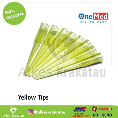 Jual Yellow Tip 200 Onemed isi 1000pcs / Pipette Tip 200 uL - Kota ...