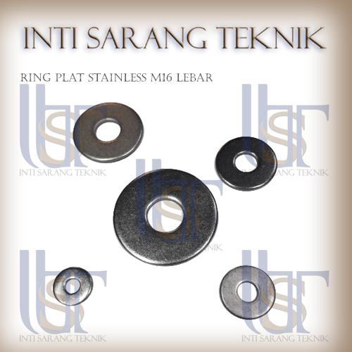 Jual RING PLAT STAINLESS M16 LEBAR - SS304 - SUS304 - A2 - Jakarta ...