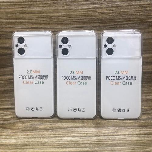 Jual XIAOMI POCO M5 SOFT CASE BENING TEBAL 2.00MM CLEAR CASE JELLY ...