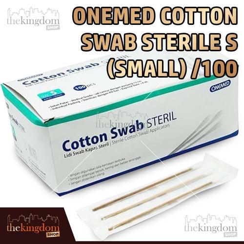 Jual Onemed Cotton Swab Steril S Small /100 Lidi Bud Kapas Sterile ...