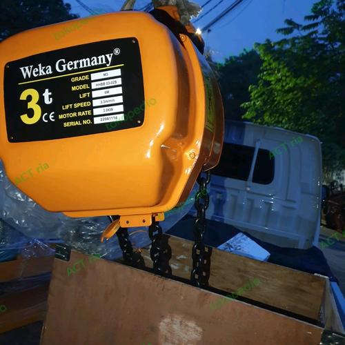 Jual electric chain hoist 3 ton x 6 meter 380V Weka Germany. - Jakarta ...