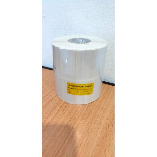 Jual STIKER KONSENTRASI TINGGI DASAR KUNING TULISAN HITAM 40X20MM ISI ...