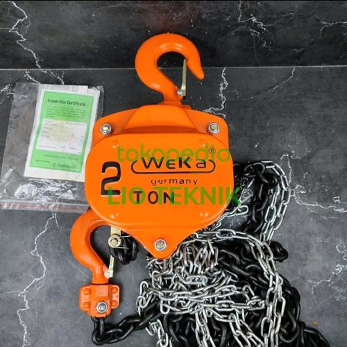 Jual Takel/Chain Block 2 Ton x 6 meter Heavy duty weka ORIGINAL GERMANY ...