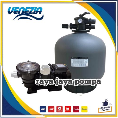 Jual Pompa Kolam Renang VENEZIA STP-150 1,5HP + SAND FILTER 21 ...