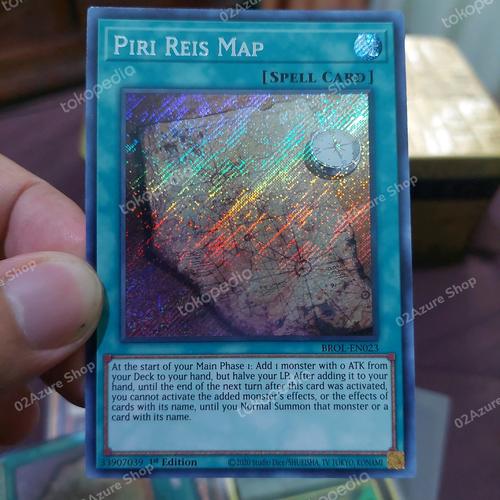 Jual Piri Reis Map - Secret Rare 1st BROL yugioh - Kota Palembang - 02Azure Card Shop | Tokopedia