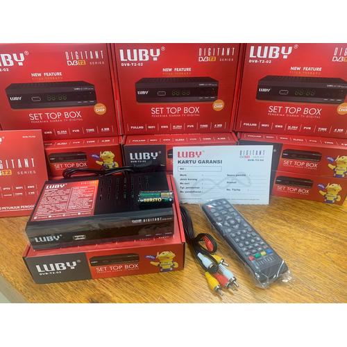 Jual STB Matrix Apple DVB T2 Merah Set Top Box - Usb Wifi Dongle ...