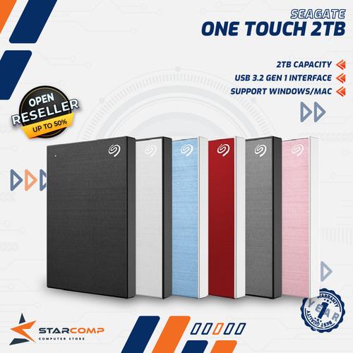 Jual Seagate One Touch HDD Hardisk Eksternal 2TB USB 3.2 - Biru - Kab ...