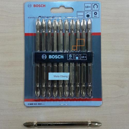 Jual Bosch Mata Obeng Bor Plus Driver + PH2 x 110mm Extra Panjang - Kota Bandung - Hong Lie ...