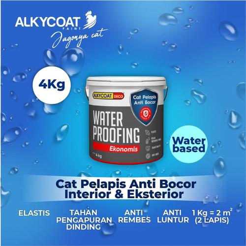 Jual ALKYCOAT DECO WATERPROOFING EKONOMIS (CAT PELAPIS ANTI BOCOR) 4 KG ...