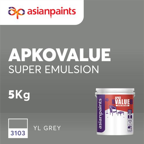 Jual ASIAN PAINTS CAT TEMBOK INTERIOR APKO VALUE (YL GREY) - Jakarta ...