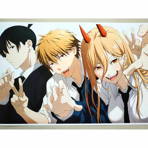 Jual Poster Anime Chainsaw Man 11 Denji Aki Power Merchandise - Jakarta ...