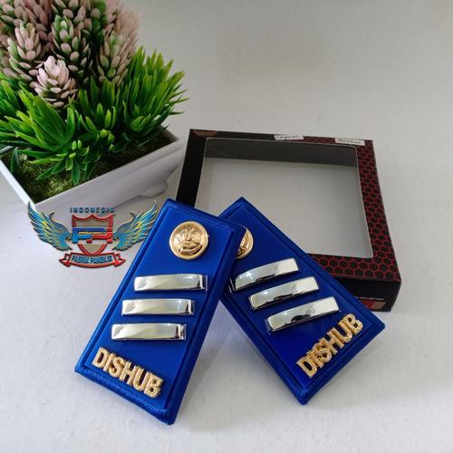 Jual Pangkat Pdh Dishub Honorer S1 Balok Polos Kain akrilik - Lis merah ...
