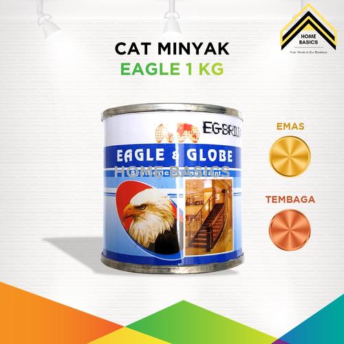 Jual Cat Minyak Eagle & Globe 1 Kg / Cat Kayu / Cat Besi - Emas ...