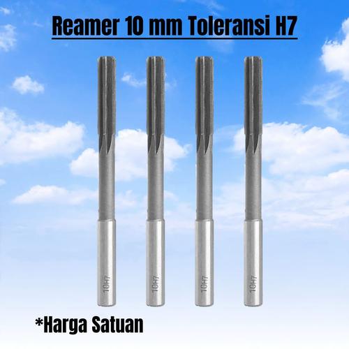 Promo Machine Reamer straight 10mm HSS Reamer mesin lurus 10 mm 10H7 ...