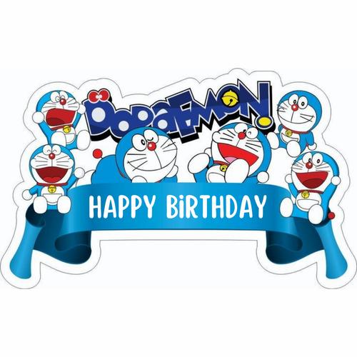 Jual TOPPER CAKE ULANG TAHUN KARAKTER/HIASAN KUE TART (DORAEMON) - S ...