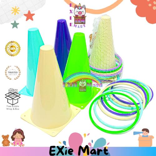Jual MAINAN ANAK LEMPAR CINCIN BESAR CONE KERUCUT PLUS RING CONE ...