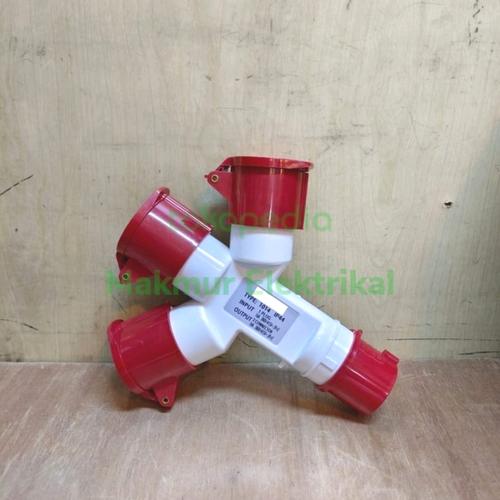 Jual industrial plug & socket cabang 3 tiga, 3pin/4pin 16A/32A - 3 PIN ...