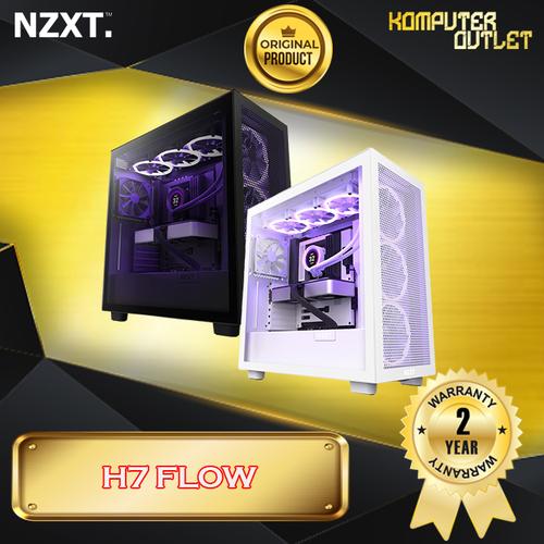 Jual NZXT H7 FLOW CASING PC ATX MID TOWER - TEMPERED GLASS PC CASE H7 ...