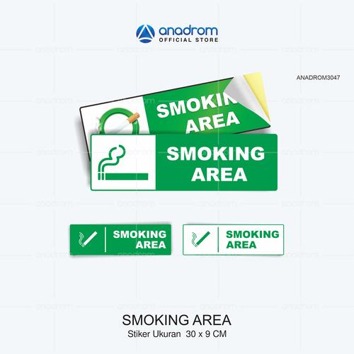 Jual Stiker Area Merokok | Smoking Area | Anadrom 3047 - VARIAN C ...