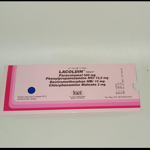 Jual Obat flu dan batuk kering Lacoldin Tablet - Kab. Sleman - Haris ...