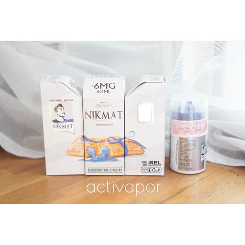 Jual Nikmat V2 6mg Blueberry Puff Pastry Rolls Cream 60ml Liquid Vape ...