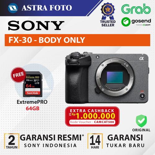 Promo Sony FX30 FX-30 Sony F X30 Digital Cinema Camera - Sony FX30 ...
