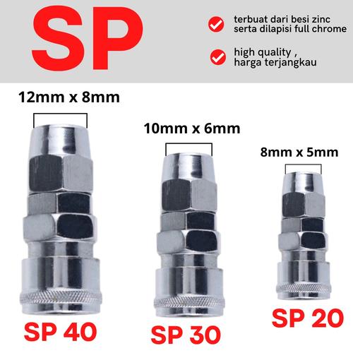 Jual Coupler Coupling Sambungan Selang Angin PF PM PH(20/30/40) - SP ...