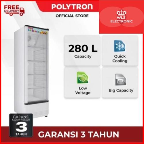 Jual POLYTRON SHOWCASE FASTCOOL 280 LITER SCN 230 4 RAK DISPLAY - Kab ...