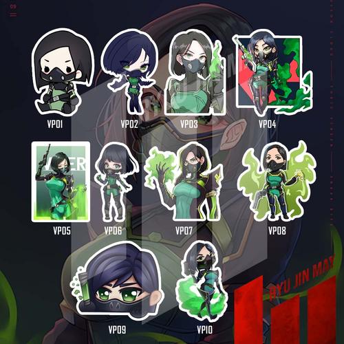 Jual Sticker Anime - Valorant - Viper - VP07 - Kab. Bandung - Ryuu ...