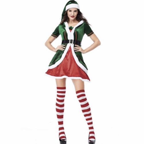 Jual Dress Santa Elf Kostum Natal Wanita Dewasa Costume Christmas Women Jakarta Barat Jojo