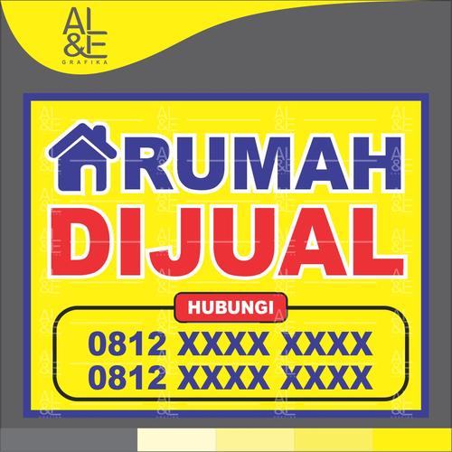 Jual SPANDUK RUM4H DIJU4L / DISEW4 - FLEXY 280 GR - UK 100 X 80 CM ...