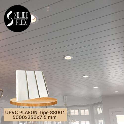 Jual UPVC Plafon Putih Glossy Motif Garis Silver 5.8 M (tipe 88001 ...