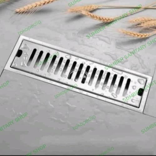 Jual SMART FLOOR DRAIN GARIS 40 CM / SMART DRAIN STAINLESS GARIS 40 CM ...
