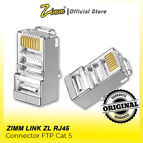 Jual Connector RJ45 FTP Cat 5 ZimmLink ZL Konektor - Jakarta Pusat ...