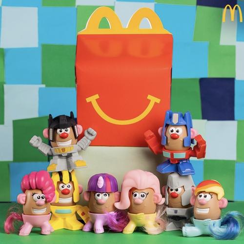 Jual Mainan Happy Meal McD Potato Head Transformers My Little Pony ...