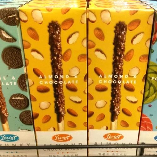 Jual lovint choco sticks almond chocolate/biskuit stick isi 3 x 18 gr ...